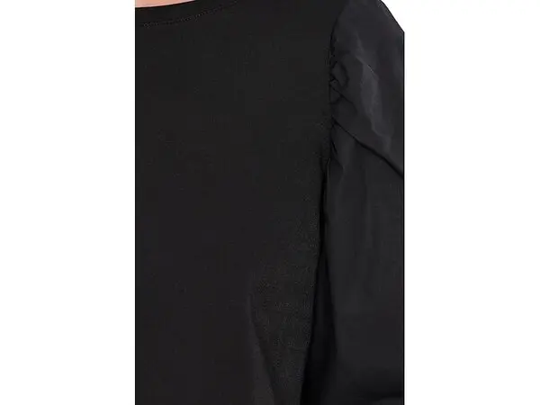 Vince Camuto Crew Neck Puff Sleeve Knit Top