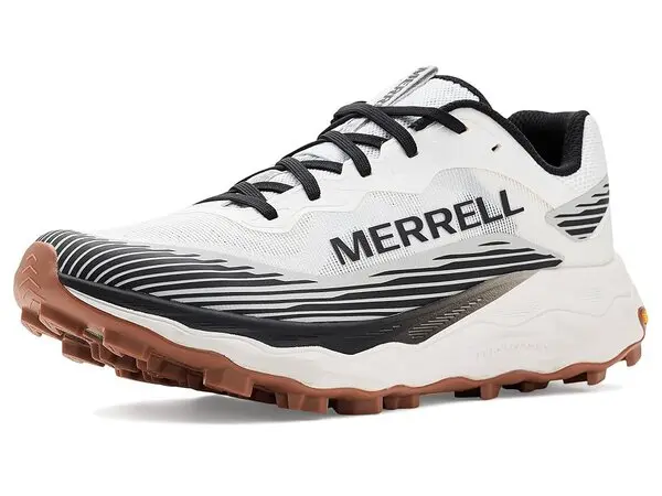 Merrell Agility Peak 6 Trail Running Shoes - White/black