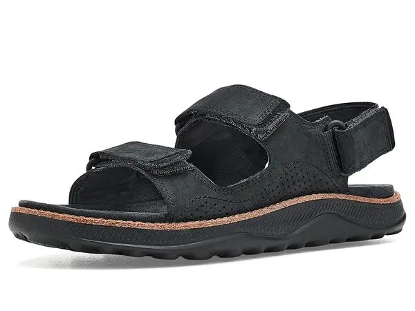 Merrell Cove Leather Backstrap Sandals - Black