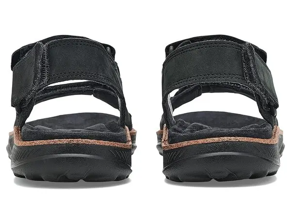 Merrell Cove Leather Backstrap Sandals - Black