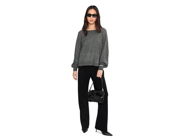 Vince Camuto Crew Neck Puff Sleeve Sweater