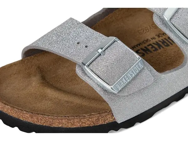 BIRKENSTOCK Arizona Shiny Glitter Sandals - Silver