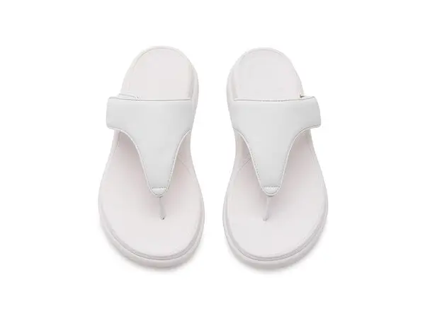 Fitflop F-mode Go Adjustable Flatform Toe-post Sandals - Pink