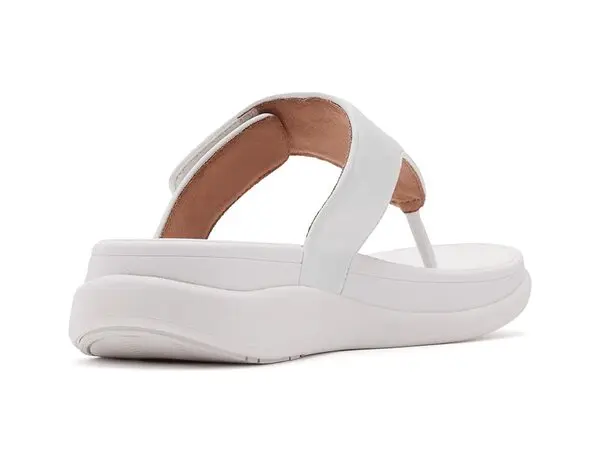 Fitflop F-mode Go Adjustable Flatform Toe-post Sandals - Pink
