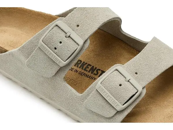 BIRKENSTOCK Arizona Suede Dress Sandals - Beige