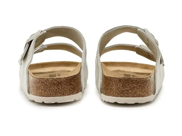 BIRKENSTOCK Arizona Suede Dress Sandals - Beige