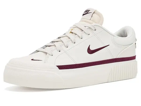 Nike Court Legacy Lift Platform Sneakers - Phantom/night Maroon