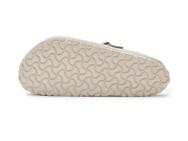 BIRKENSTOCK Boston Suede Clogs - Beige