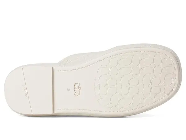 COACH Penelope Signature C Platform Sandals - White