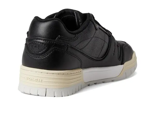 COACH Soho Signature Canvas Low Top Sneakers - Black