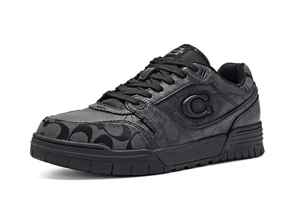 COACH Soho Low Top Lace-up Sneakers - Black
