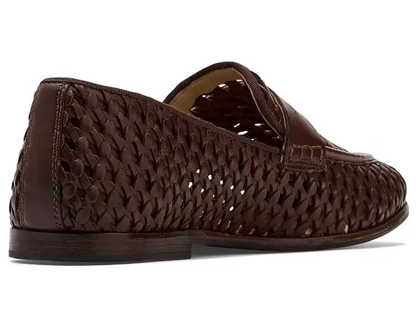 THE FRYE COMPANY Faith Woven Leather Loafers - Brown