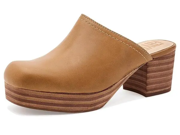THE FRYE COMPANY Campus Clogs With Block Heel - Yellow