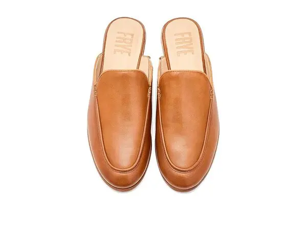 THE FRYE COMPANY Faith Mule Flat Shoes - Bronze