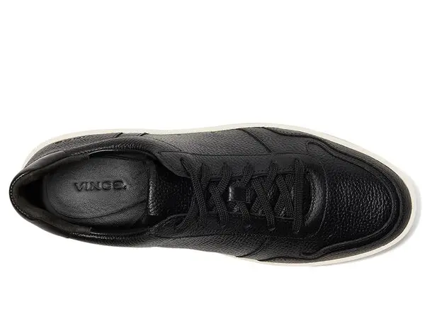 Vince Peyton Leather Sneakers - Black