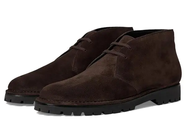 Vince Jerome Leather Lace-up Boots - Brown