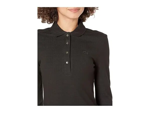 Lacoste Long Sleeve Slim Stretch Pique Polo