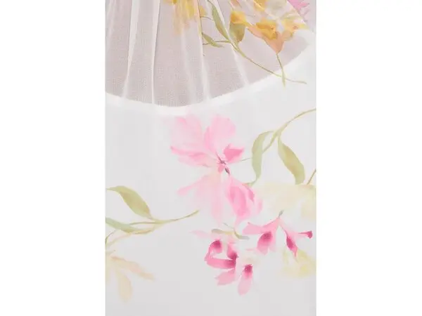 Vince Camuto Floral Print Double Ruffle Sleeve Blouse