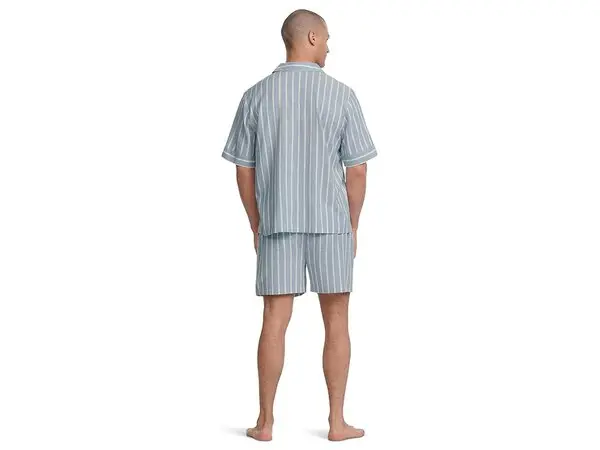 Eberjey Classic Stripe Pajama Set - Blue