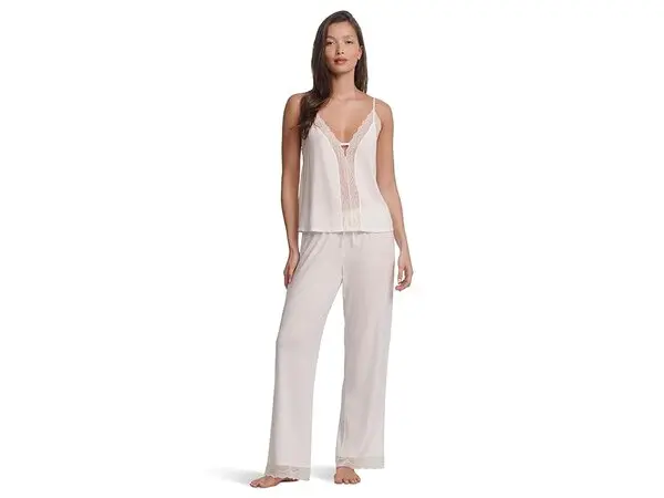 Eberjey Lara Cami/pants Pj Set Pajama Sets - Bone