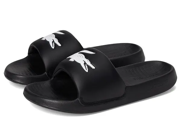 Lacoste Serve Slide 1.0 Wedge Shoes - Black