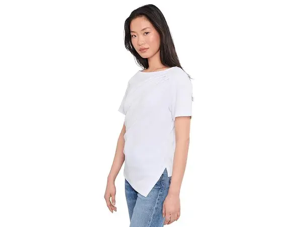 Vince Camuto Asymmetrical Short Sleeve Top