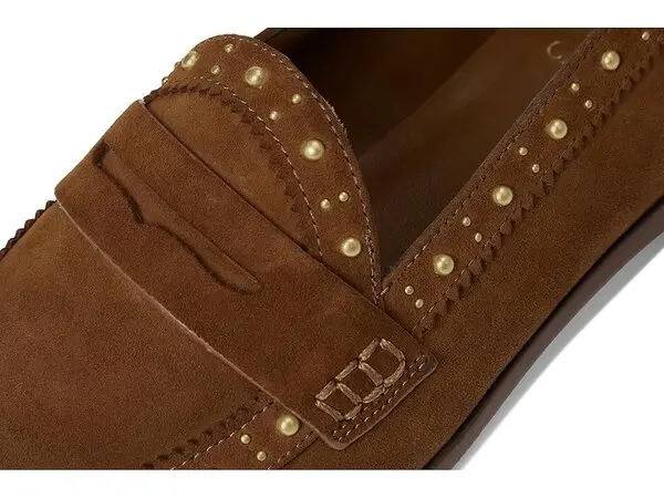 Vince Camuto Camdyn Studded Flat Loafer - Brown