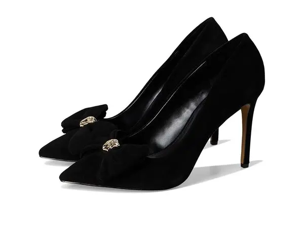Vince Camuto Haylez Suede Bow Detail Stiletto Pumps - Black