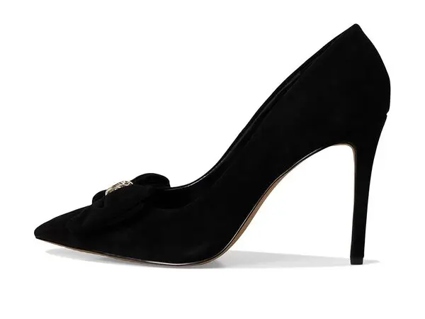 Vince Camuto Haylez Suede Bow Detail Stiletto Pumps - Black