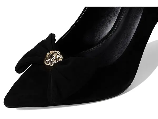 Vince Camuto Haylez Suede Bow Detail Stiletto Pumps - Black