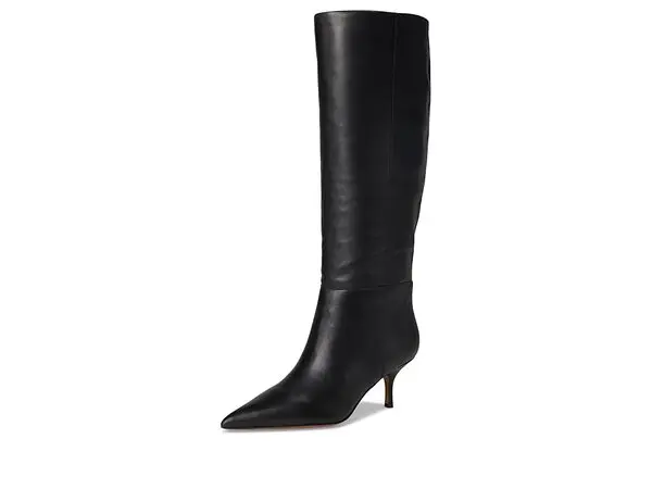 Vince Camuto Tansie Slouchy Knee High Heeled Boots - Black
