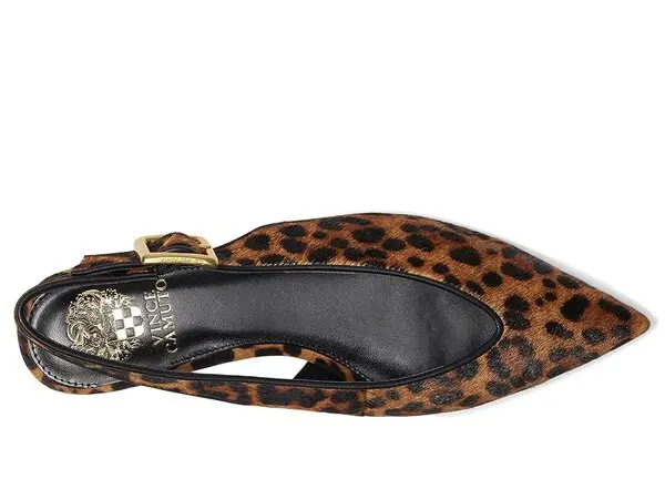 Vince Camuto Valther Slingback Kitten Heel Mules - Tan