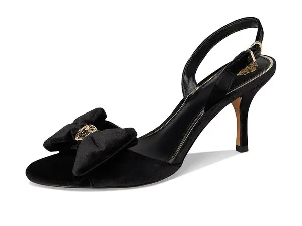 Vince Camuto Bow Detail Slingback High Heel Sandal - Black