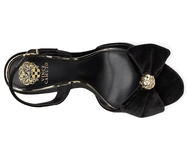 Vince Camuto Bow Detail Slingback High Heel Sandal - Black