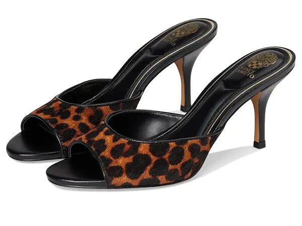 Vince Camuto Prynn High Heel Mule Sandal - Tan