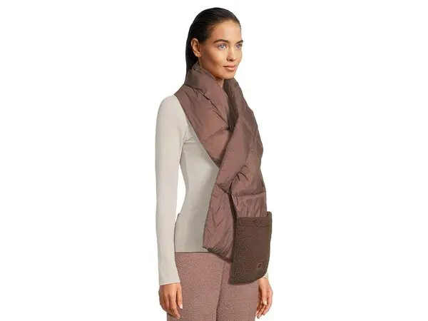 UGG All Weather Fluff Packable Scarf - Brown