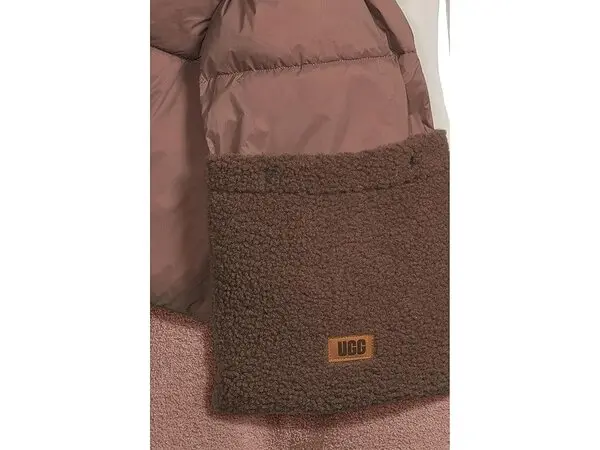 UGG All Weather Fluff Packable Scarf - Brown
