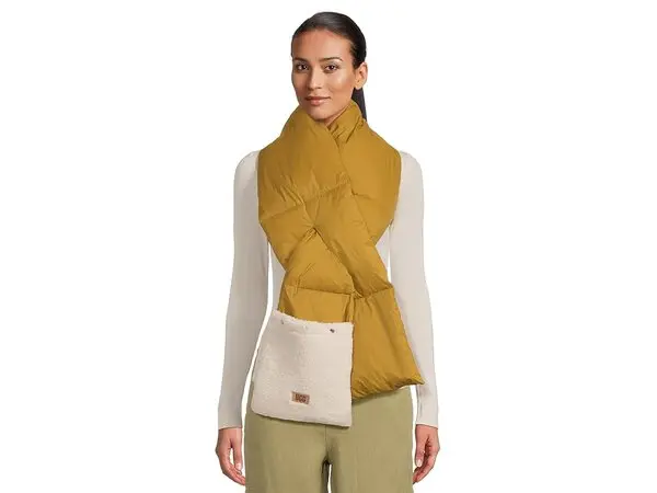 UGG All Weather Fluff Packable Scarf - Tan