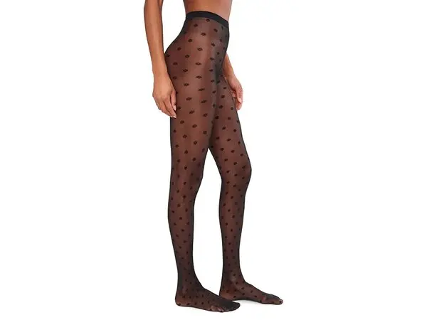Wolford Daisy Knit Tights - Black