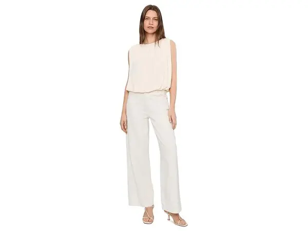 Vince Sleeveless Bubble Top - Bone