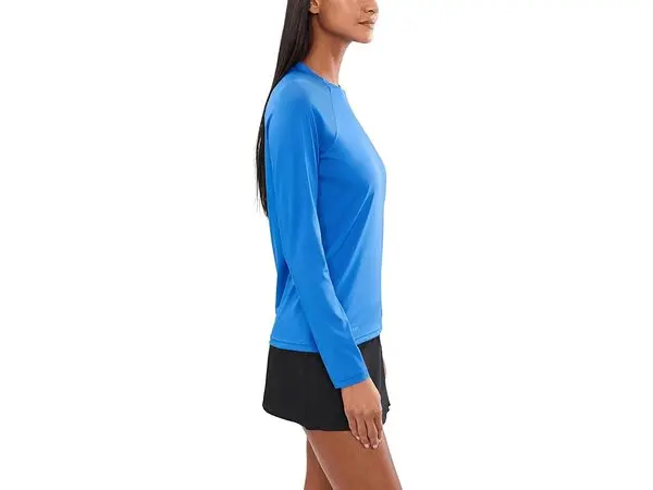 Nike Dri-fit Uv Long Sleeve Hydroguard Swimwear - Blue