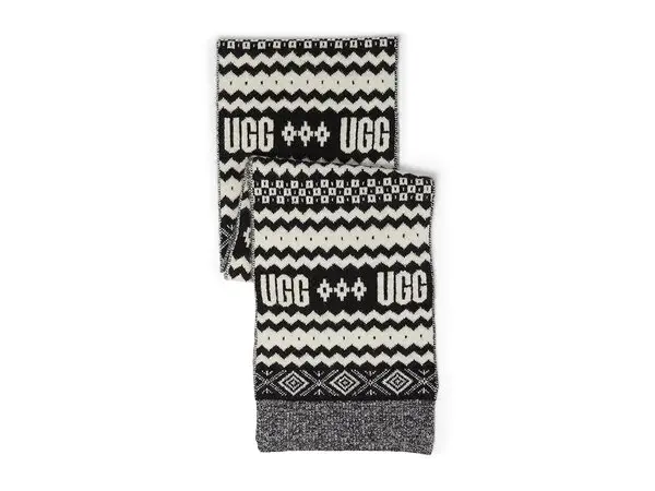 UGG Fair Isle Knit Beanie And Scarf Set
