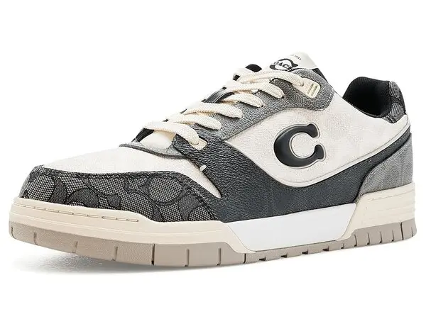 COACH Soho Sneaker In Mixed Signature - Black
