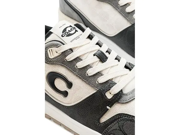 COACH Soho Sneaker In Mixed Signature - Black