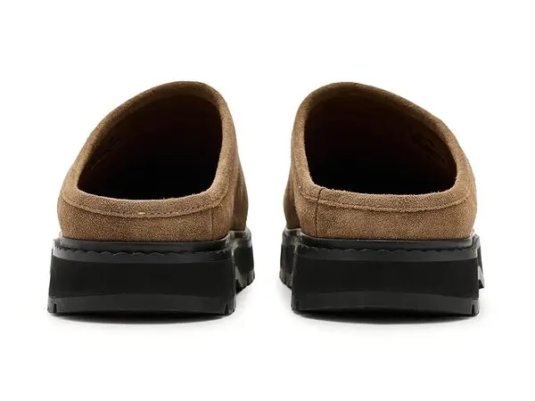 COACH Suede Sport Clogs - Brown