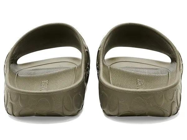 COACH Embossed Monogram Slides - Green