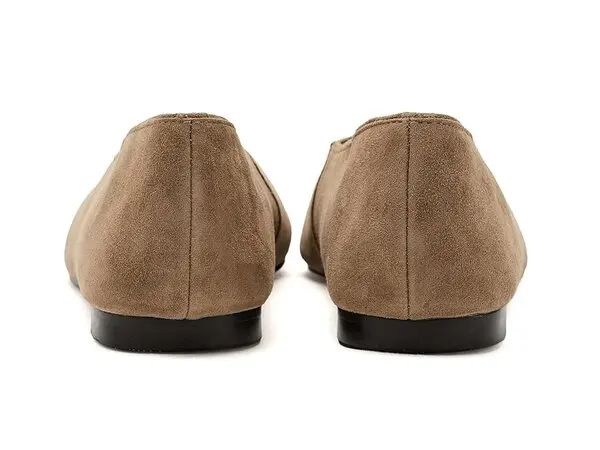 Madewell Suede Square-toe Ballet Flats - Khaki