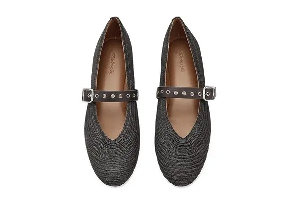 Madewell Remy Mary Jane Flat Shoes - Brown