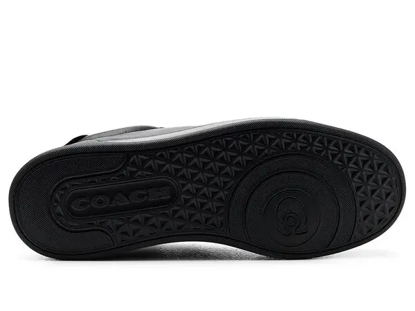 COACH High Line Leather Sneakers - Black