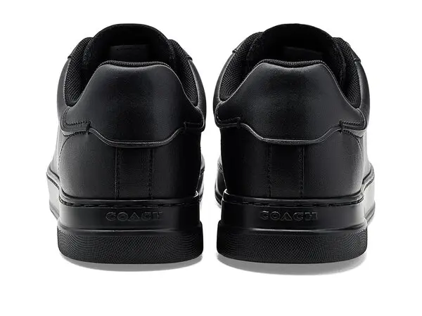 COACH High Line Leather Sneakers - Black